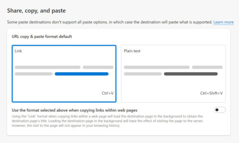 How to Stop Edge From Copying The Page Title Instead of URL