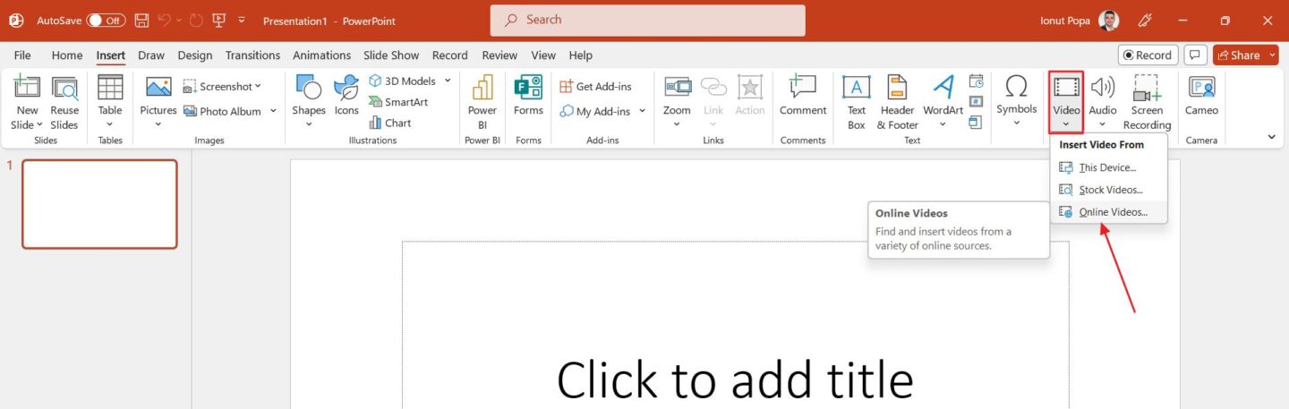 Comment intégrer une vidéo YouTube dans PowerPoint et modifier les options de lecture